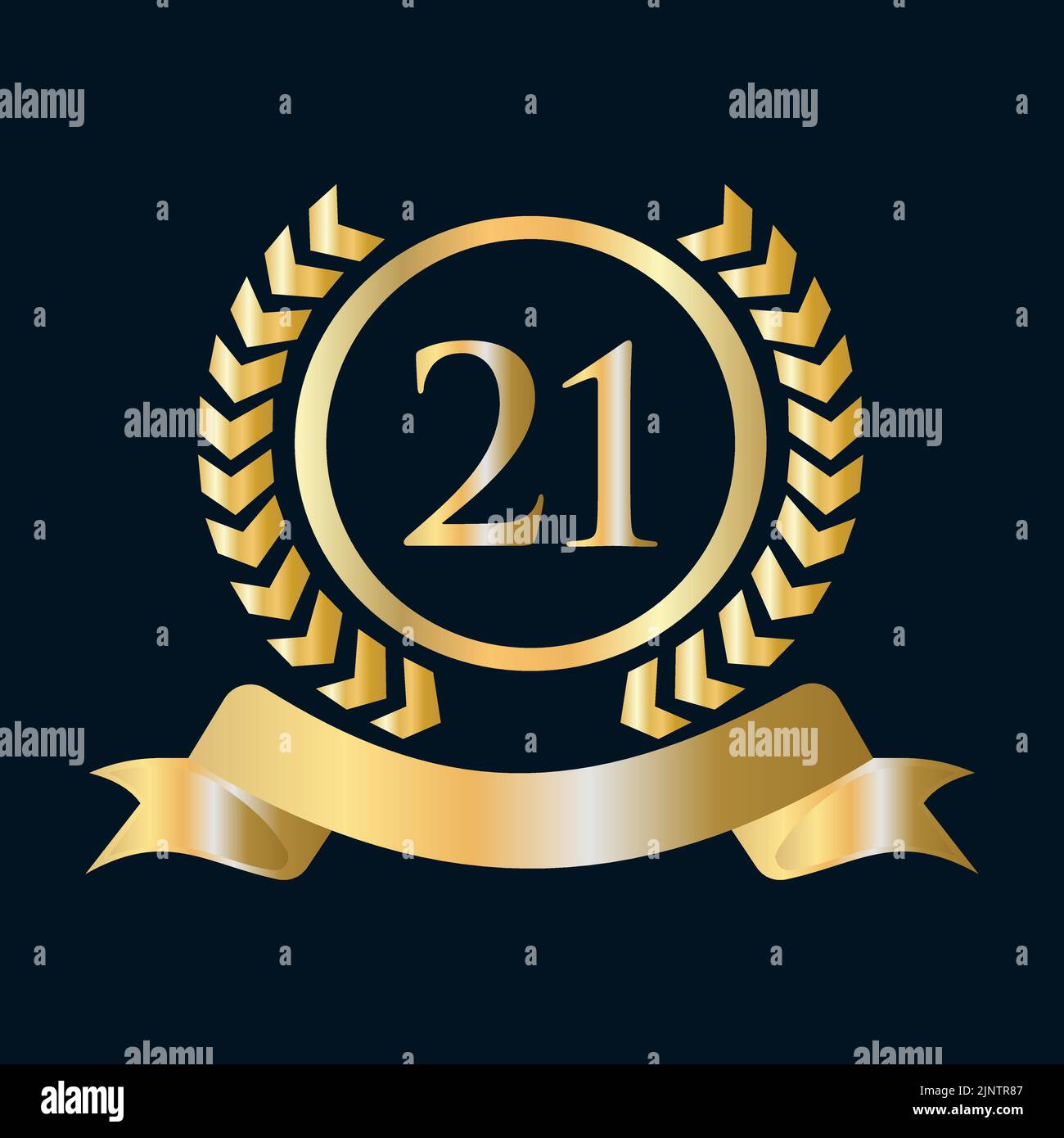 21st birthday Stock Vector Images - Alamy