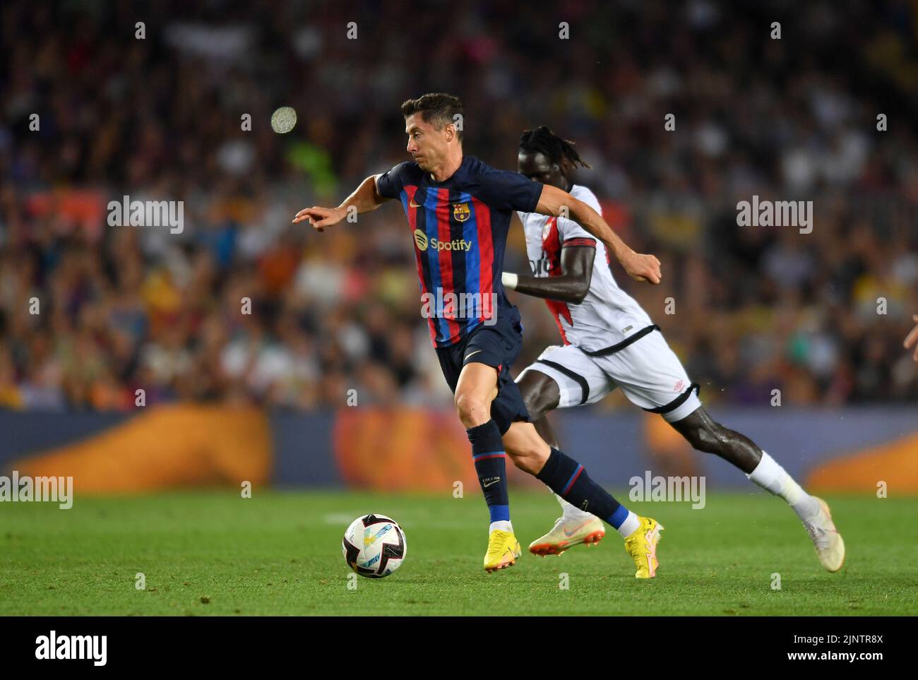 Barcelona,Spain.13 August,2022. FC Barcelona v Rayo Vallecano Robert ...