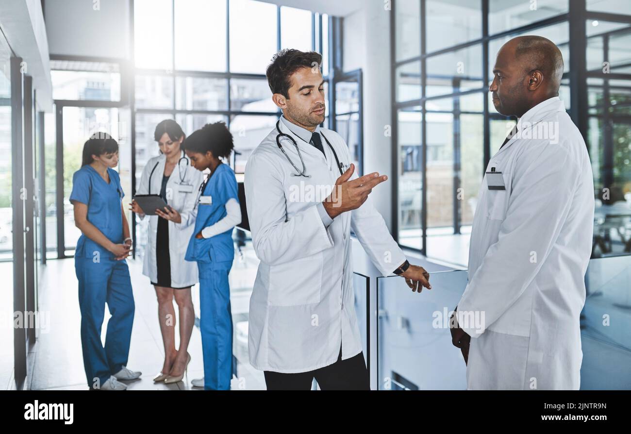 We need to build a team for this procedure. two doctors having a ...