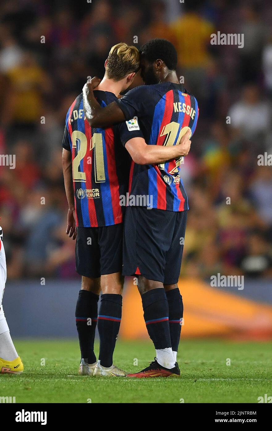 Barcelona,Spain.13 August,2022. FC Barcelona v Rayo Vallecano Frenkie ...
