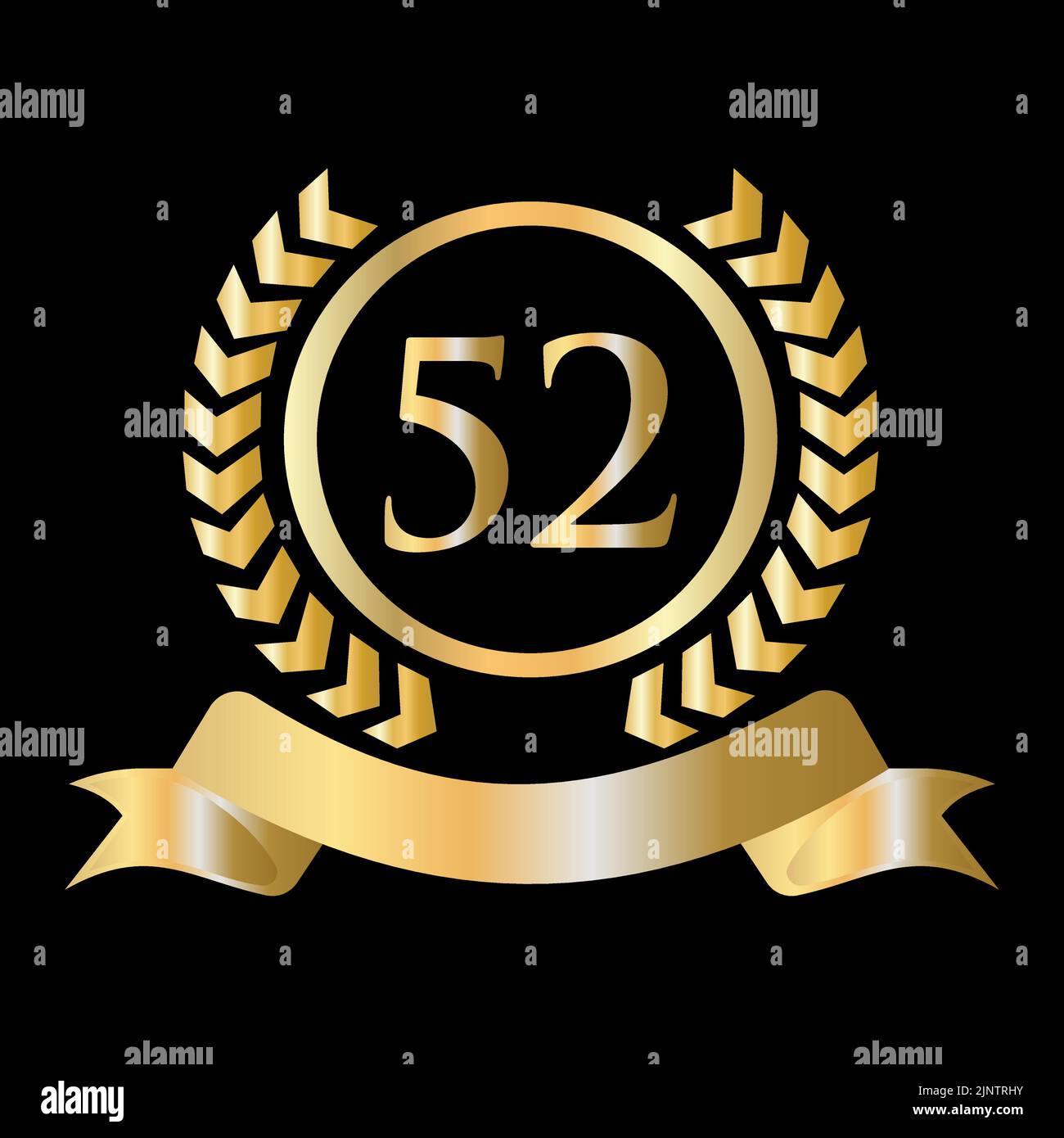 52 years anniversary Stock Vector Images - Alamy