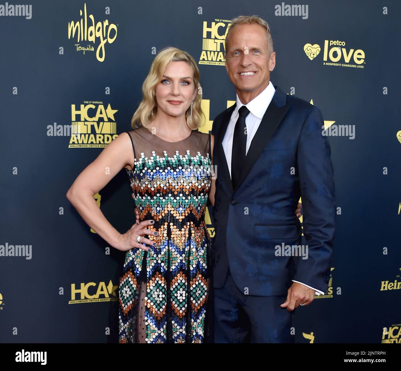 Rhea Seehorn and Patrick Fabian walking on the red carpet at the The ...