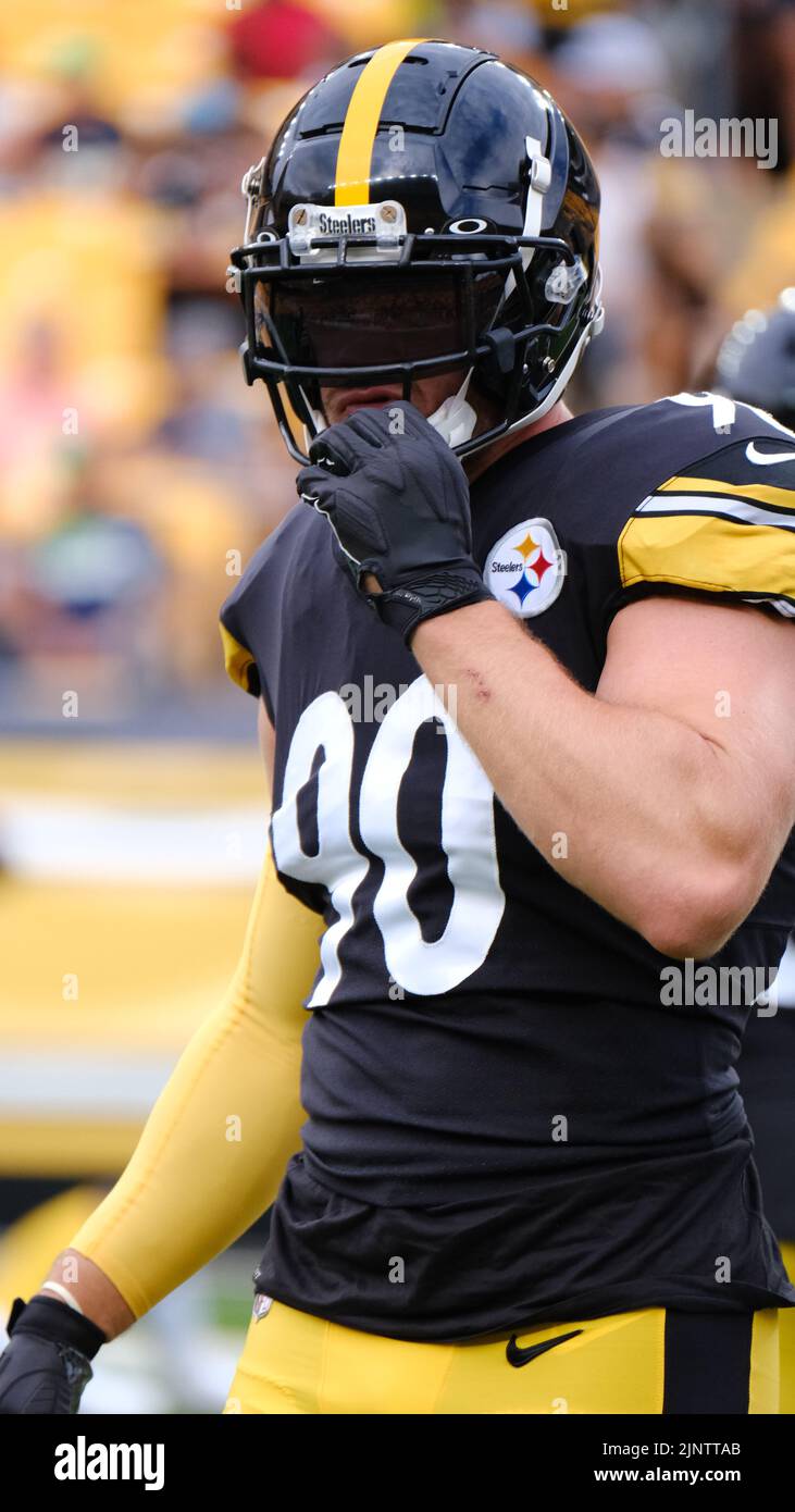 Aug 13th, 2022: T.J. Watt #90 during the Pittsburgh Steelers vs Seattle ...