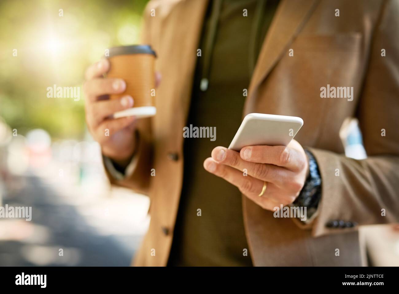 Hes always available. an unrecognizable man sending a text message ...