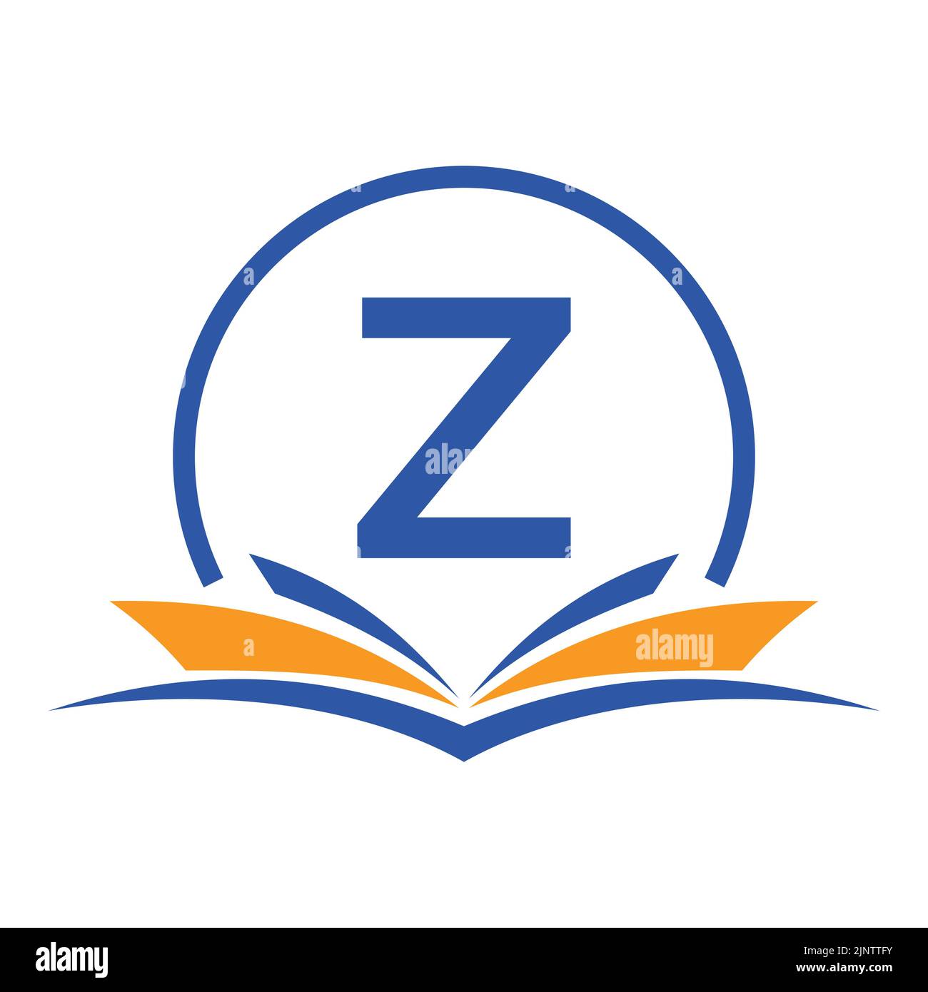 Letter Z Education Logo Book Concept. Training Career Sign, University, Academy Graduation Logo ...