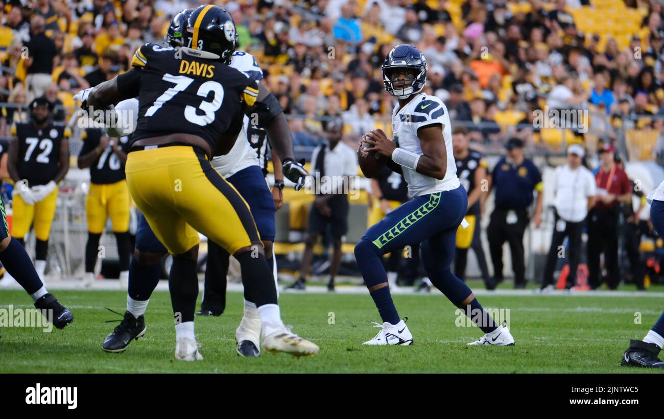 Acrisure Stadium. 13th Aug, 2022. Geno Smith #7 during the Pittsburgh ...