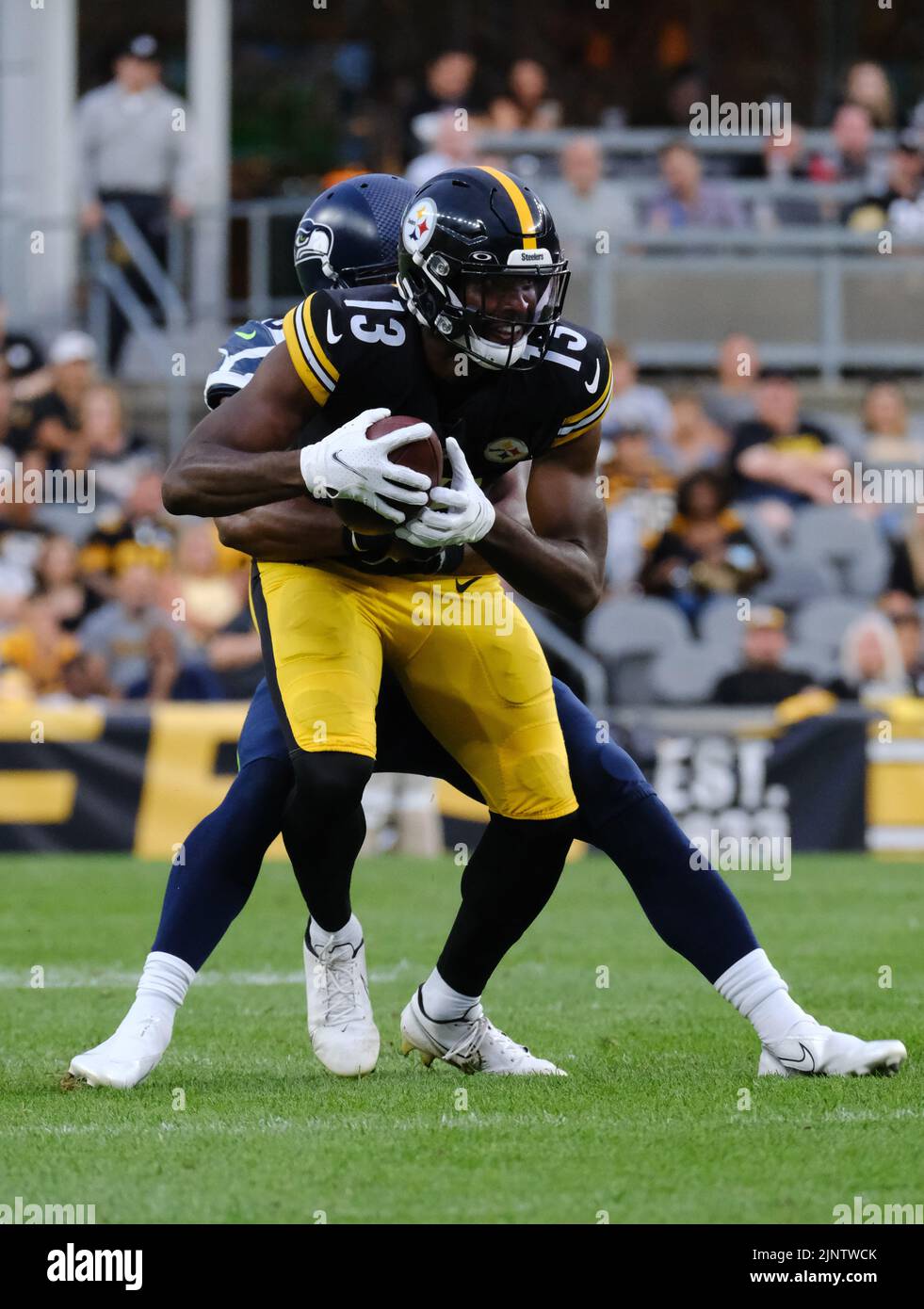 Acrisure Stadium. 13th Aug, 2022. Miles Boykin #13 during the ...