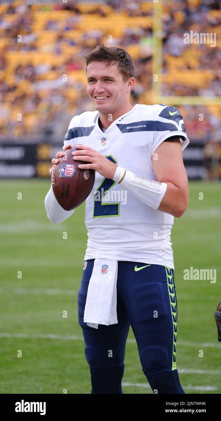 Acrisure Stadium. 13th Aug, 2022. Drew Lock #2 during the Pittsburgh ...