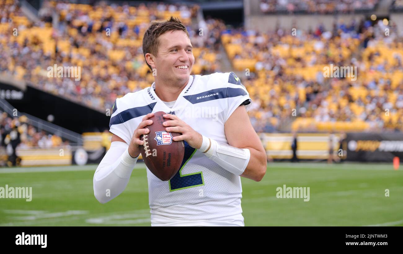 Acrisure Stadium. 13th Aug, 2022. Drew Lock #2 during the Pittsburgh ...