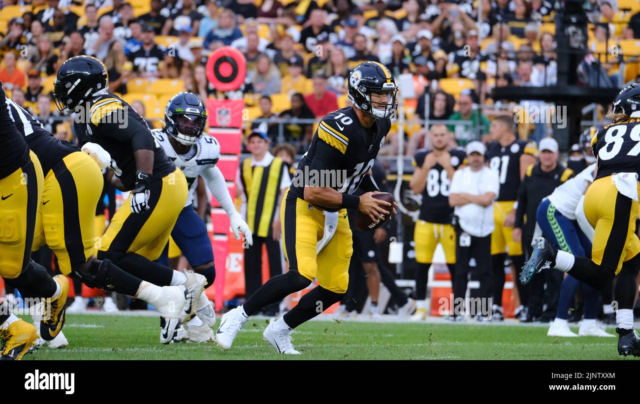 Acrisure Stadium. 13th Aug, 2022. Mitch Trubisky #10 during the ...