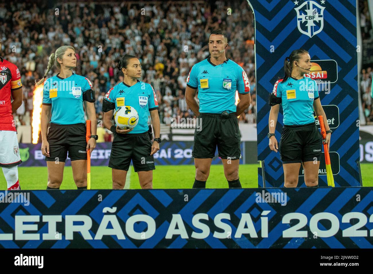Rio, Brazil - august 13, 2022: the referee Edina Alves Batista in match ...