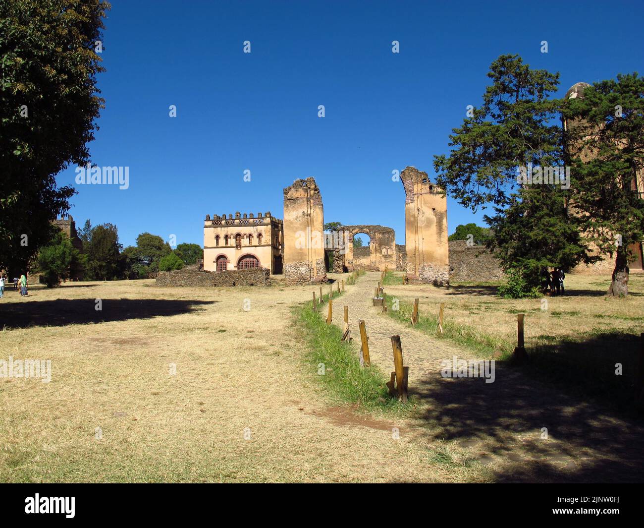 The castle in Gondor city, Ethiopia Stock Photo - Alamy