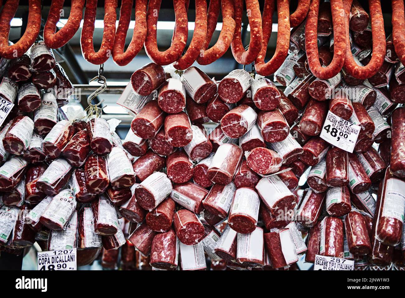 We keep our meat lovers happy too. different types of cured meats ...