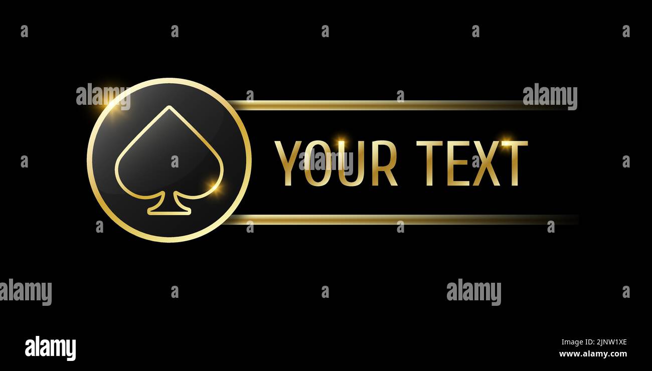 Spades sign on round button. Ui element for mobile app or web site ...