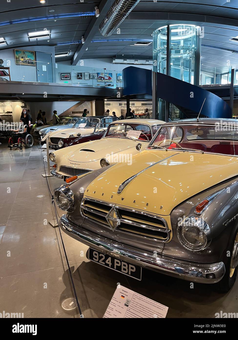 Athens, Greece - May 18, 2022. Old classic cars inside the Hellenic ...