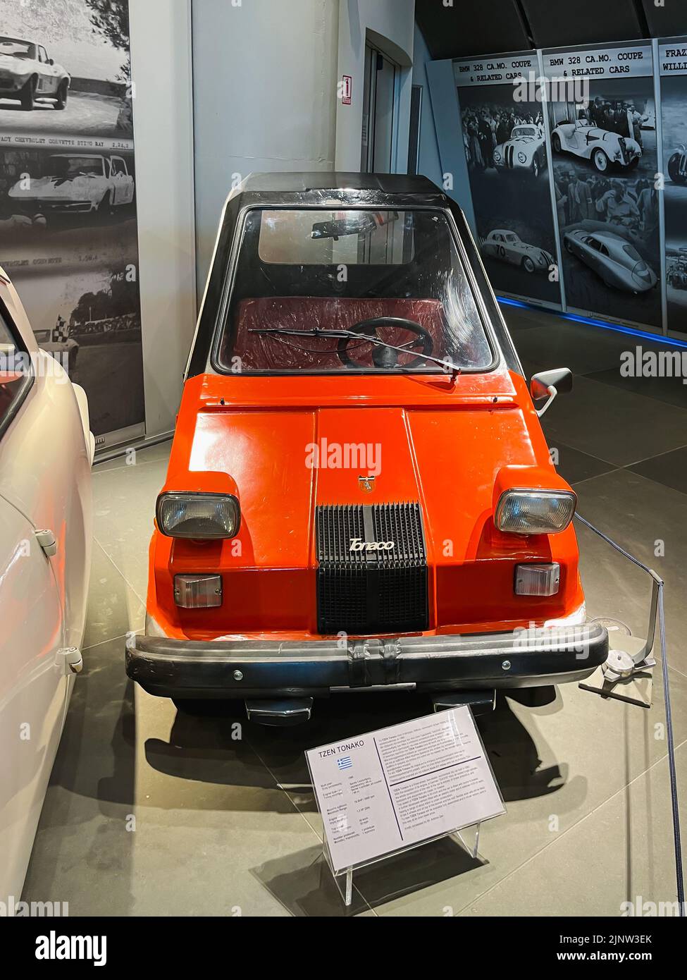 Athens, Greece - May 18, 2022. Old classic cars inside the Hellenic ...