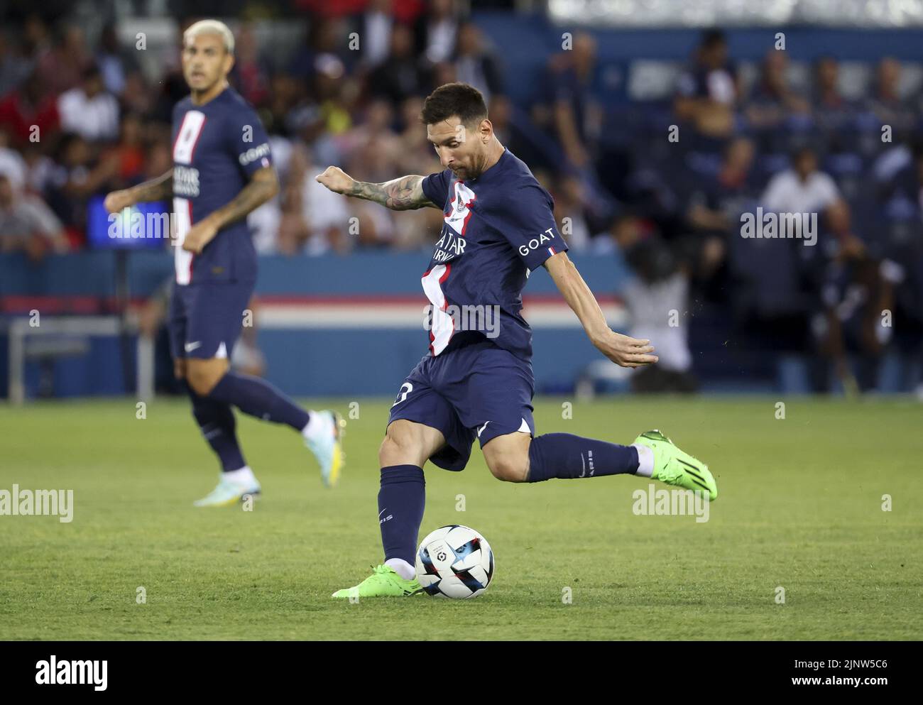 Lionel Messi of PSG during the French championship Ligue 1 football ...