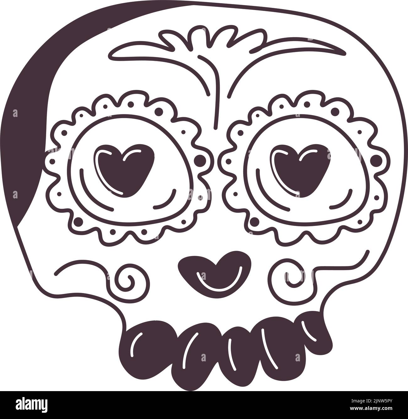 Skeleton ornaments Stock Vector Images - Alamy