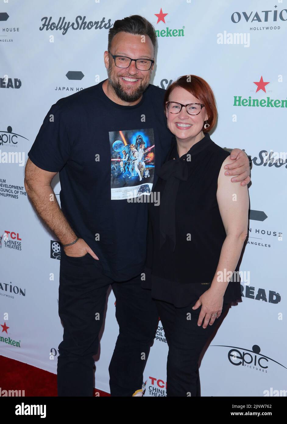 Audrey Wasilenski, PJ Palmer arrives at The 18th Annual HollyShorts ...