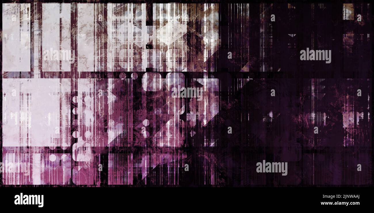 Grunge Abstract Technology Modern Futuristic Wallpaper Art Stock Photo ...