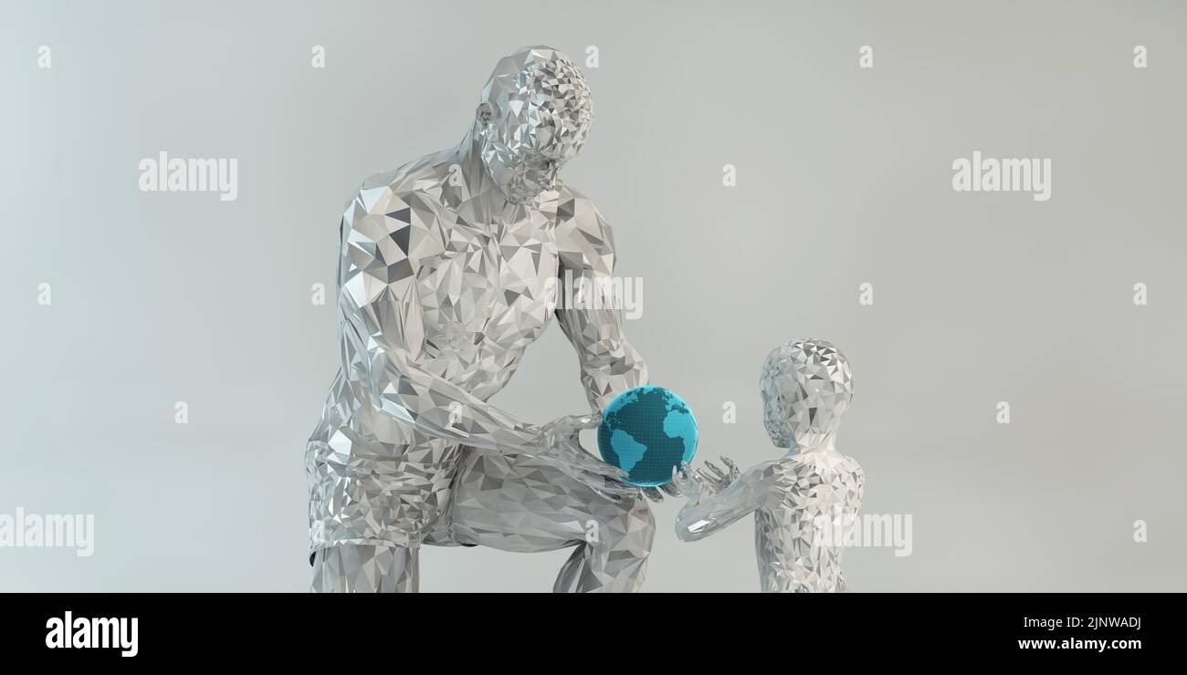 Teaching Children as an Abstract Concept Background Stock Photo - Alamy