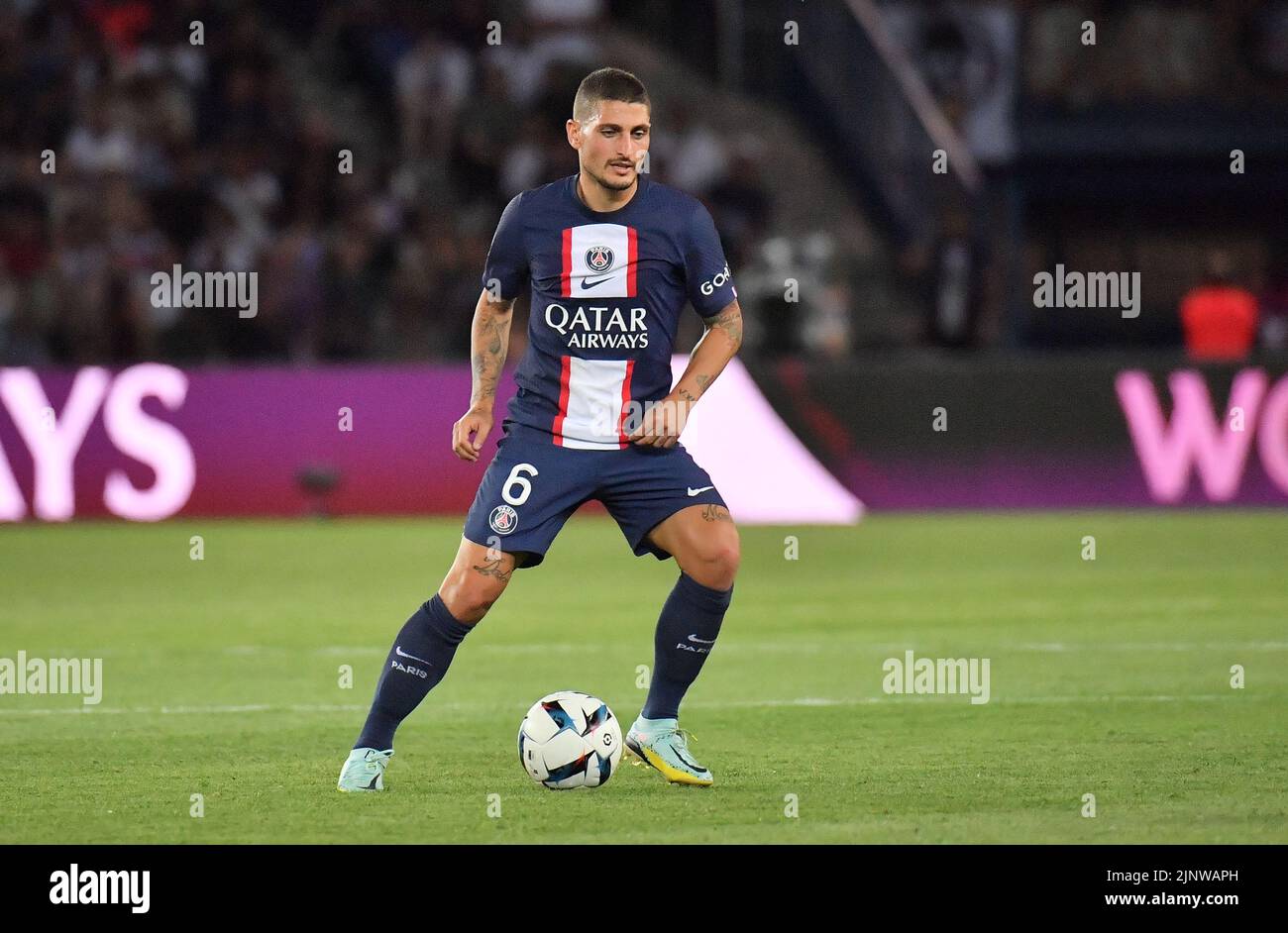 Marco Verratti of PSG during the Ligue 1 Uber Eats match between Paris ...