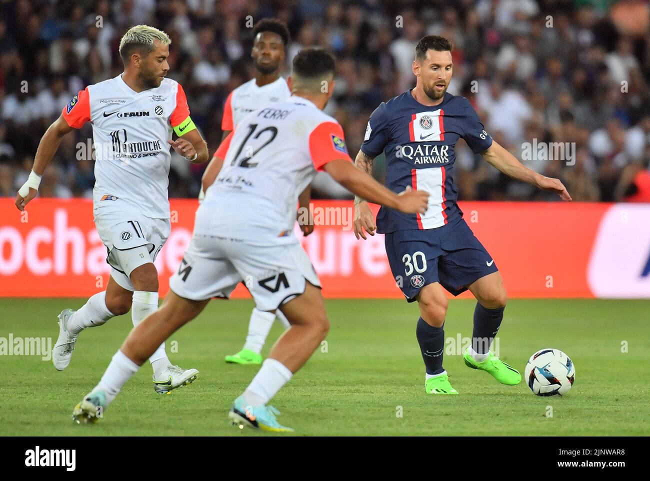 Lionel Messi of PSG during the Ligue 1 Uber Eats match between Paris ...