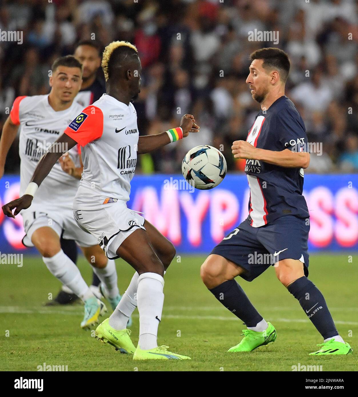 Lionel Messi of PSG during the Ligue 1 Uber Eats match between Paris ...