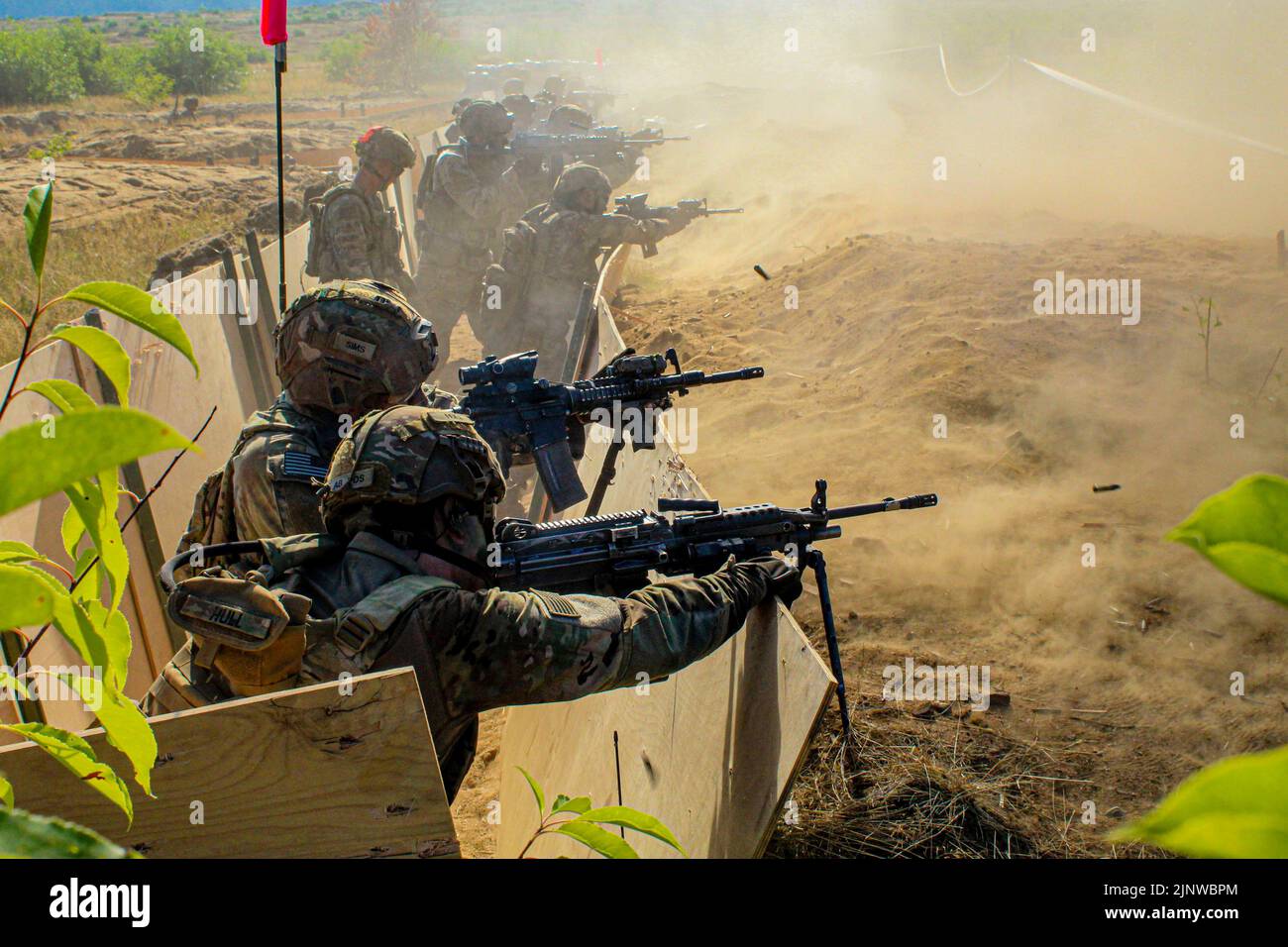 Drawsko Pomorskie, Poland. 4th Aug, 2022. U.S. Soldiers assigned to ...