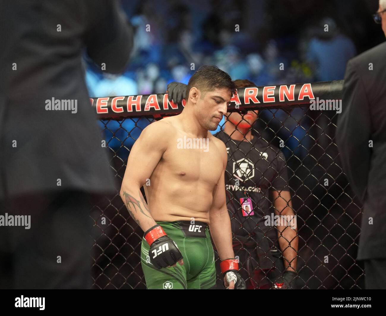 SAN DIEGO, CA - AUGUST 13: Gabriel Benitez prepares to fight Charlie ...