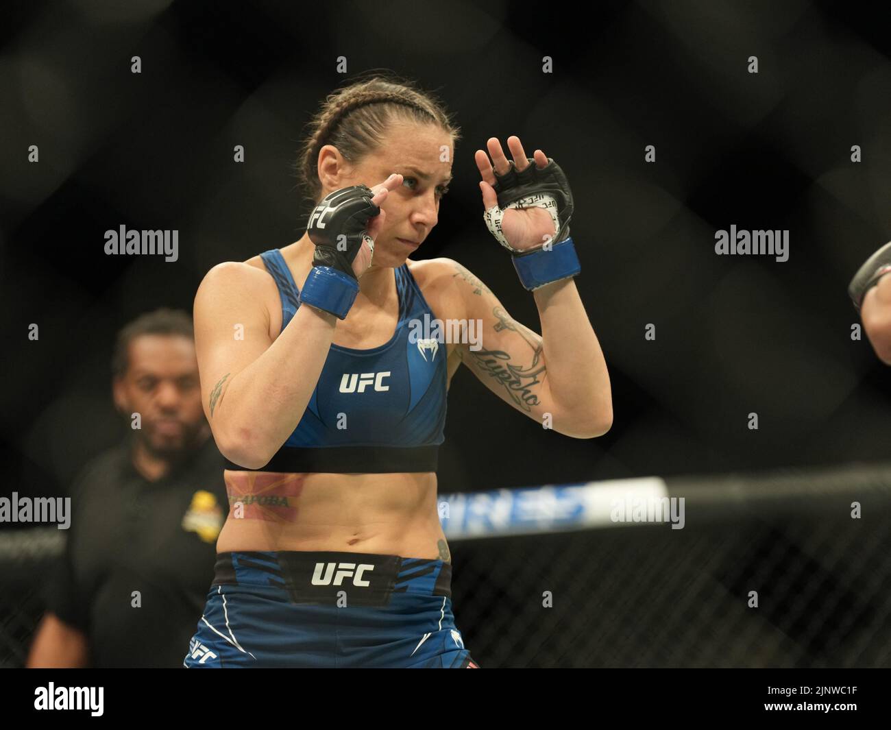 SAN DIEGO, CA - AUGUST 13: Nina Nunes during the UFC Fight Night: Vera ...