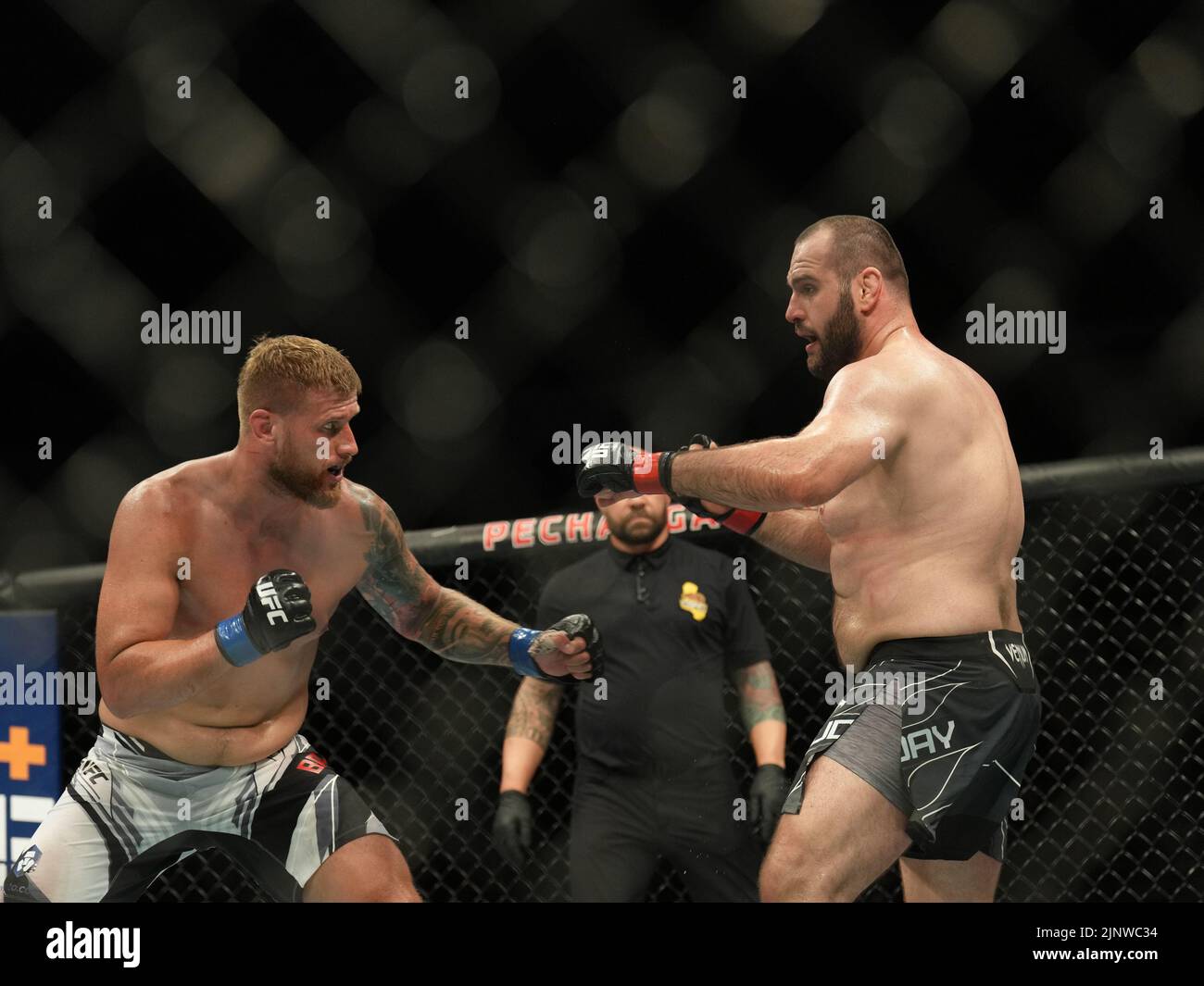 SAN DIEGO, CA - AUGUST 13: (R-L) Martin Buday battles Lukasz Brzeski in ...