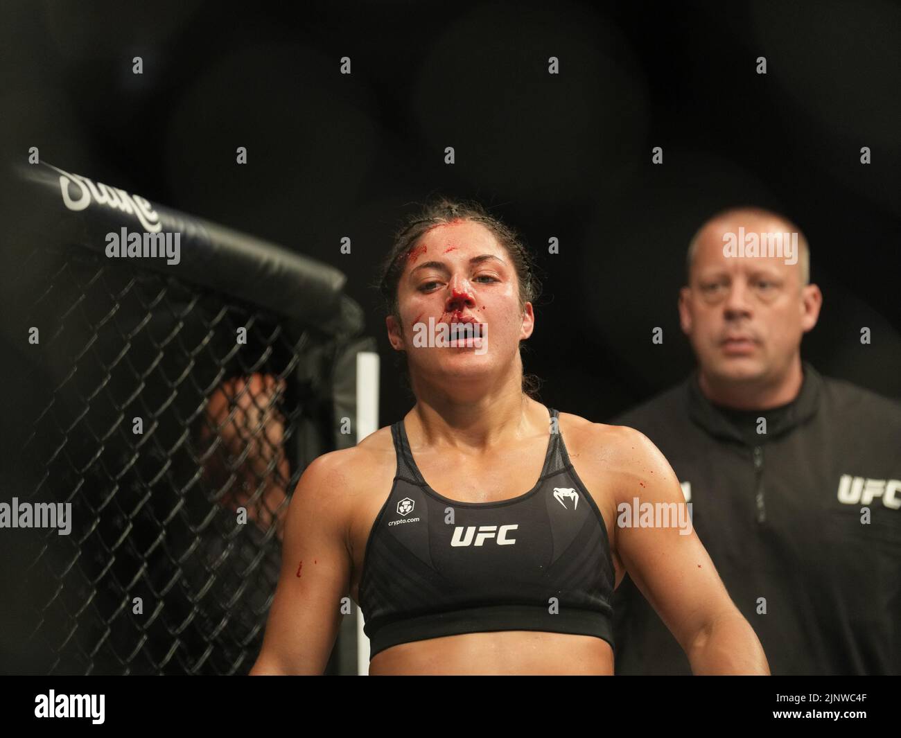SAN DIEGO, CA - AUGUST 13: Lupita Godinez during the UFC Fight Night ...