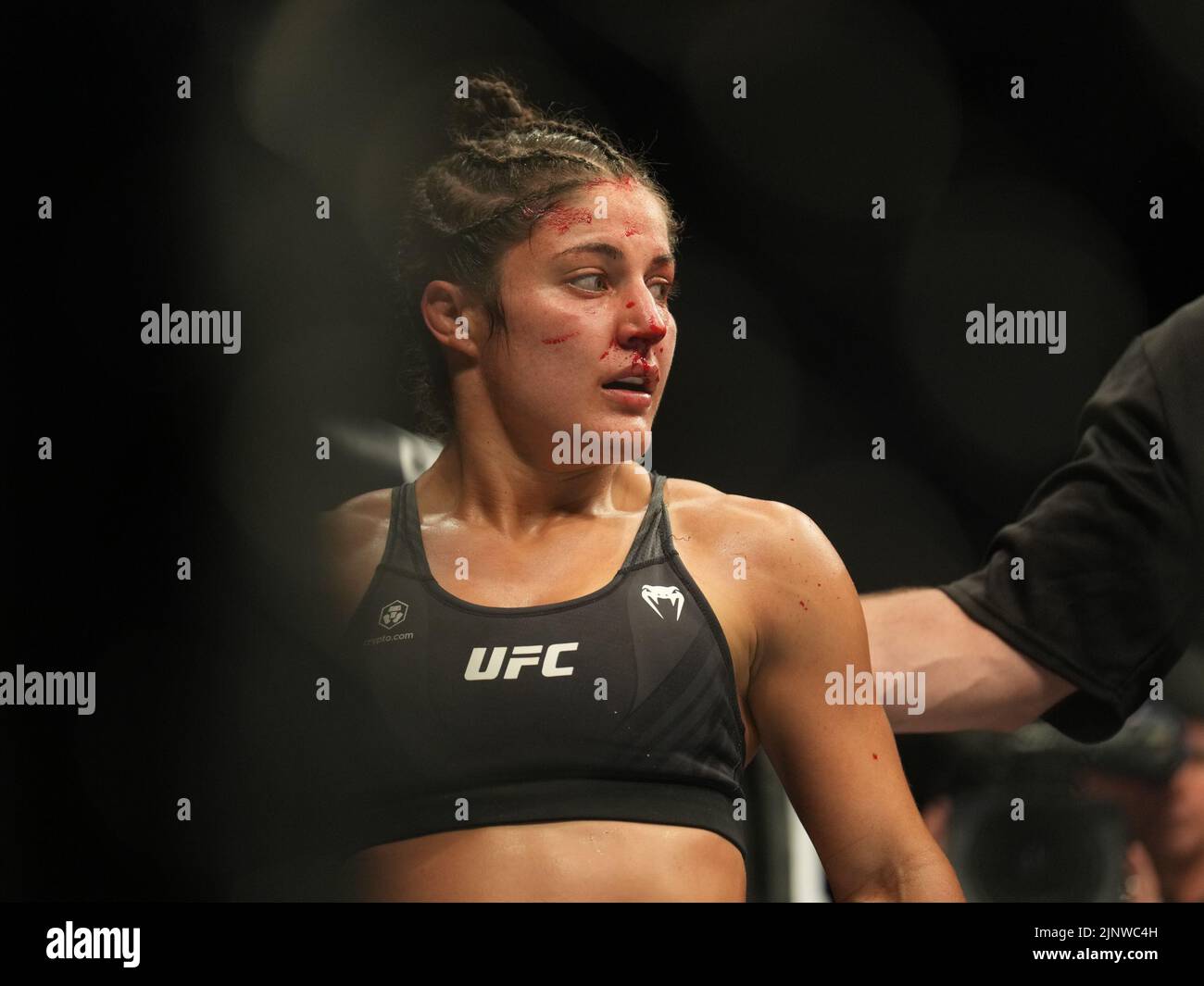 SAN DIEGO, CA - AUGUST 13: Lupita Godinez during the UFC Fight Night ...