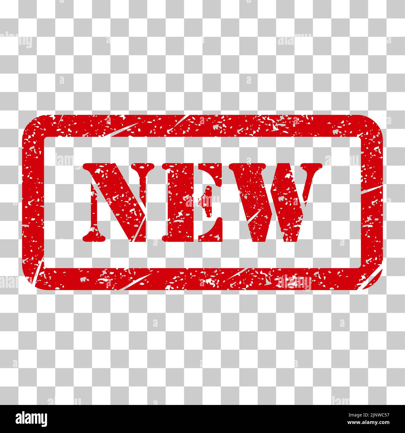 New stamp symbol, label sticker sign button, text banner vector ...