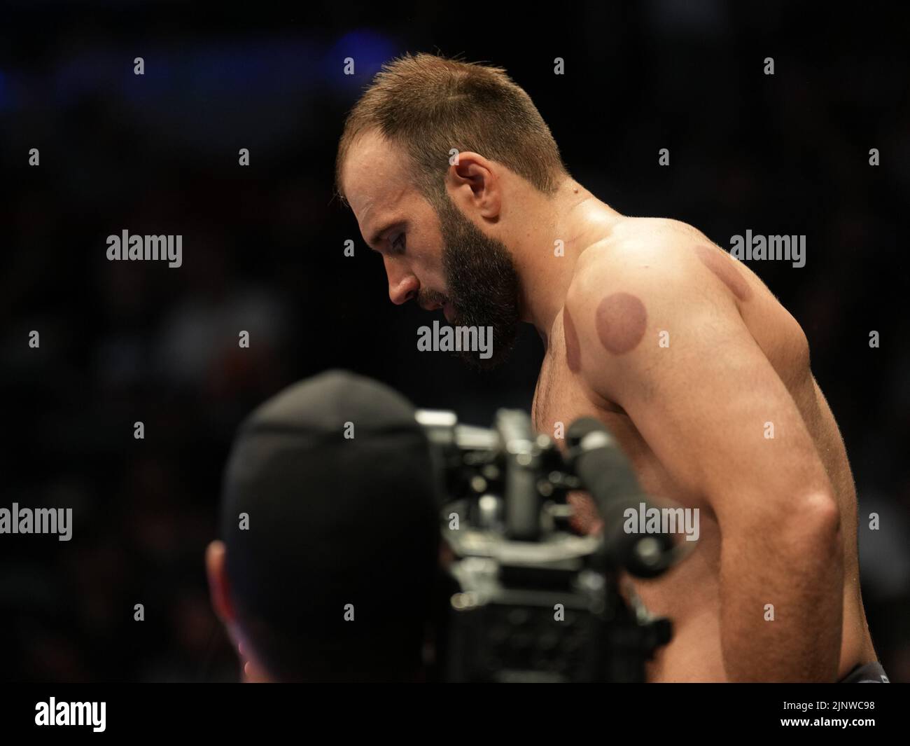 SAN DIEGO, CA - AUGUST 13: Azamat Murzakanov prepares to fight Devin ...