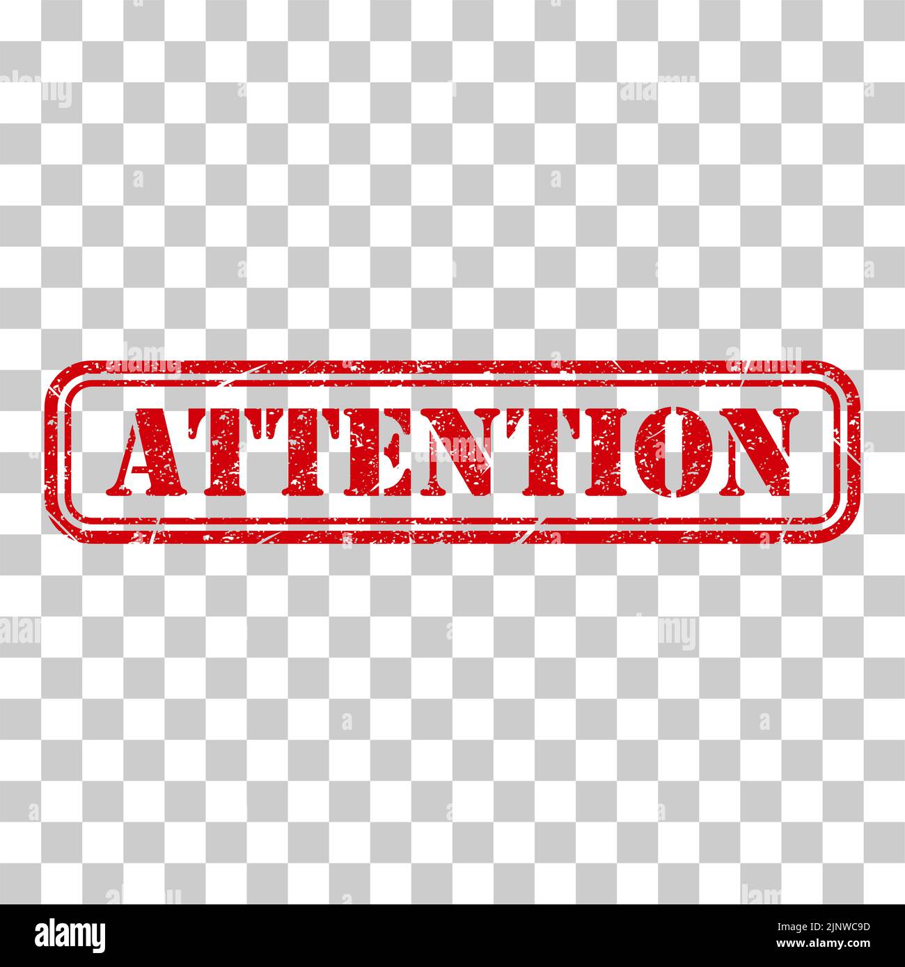 Attention stamp symbol, label sticker sign button, text banner vector ...