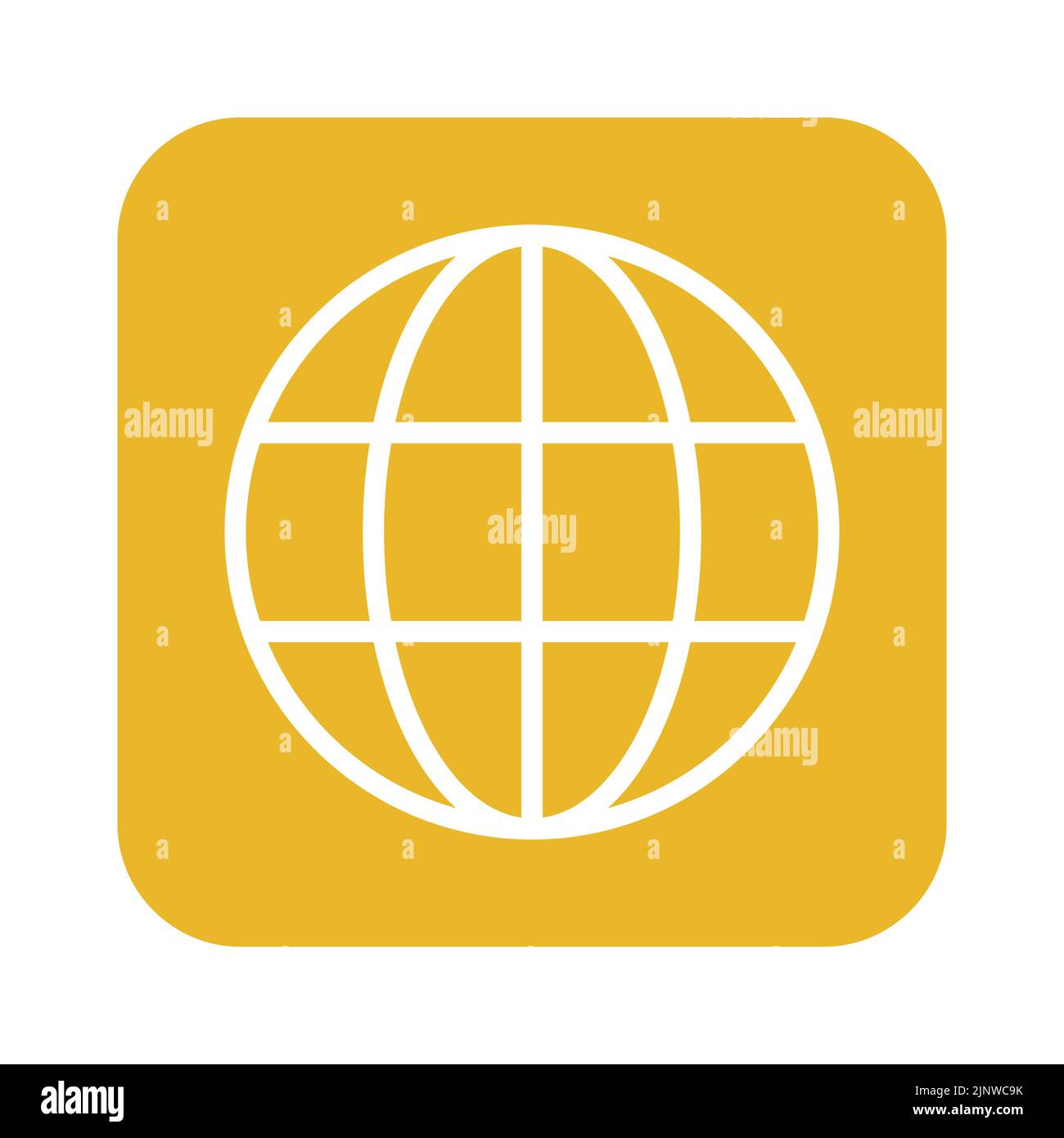 WWW world wide web site symbol, Internet icon, website address globe ...