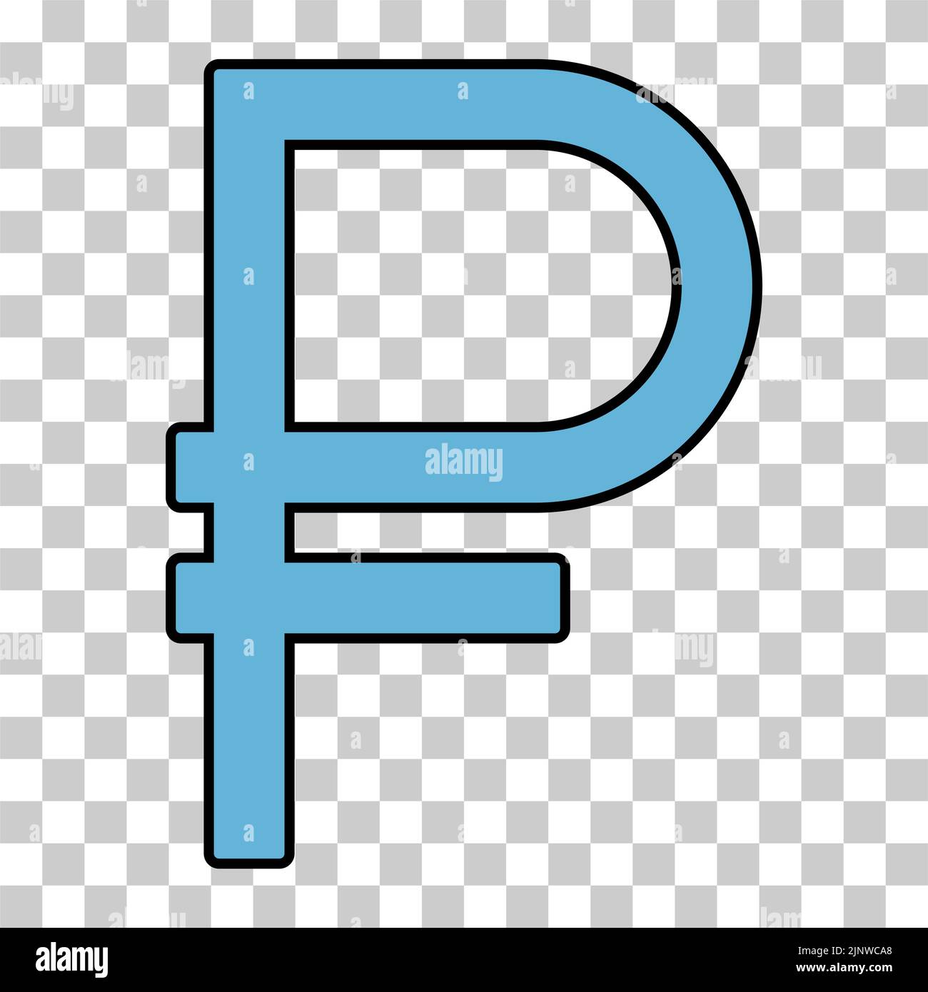 Ruble money icon, russian bank economy flat sign, rouble business ...