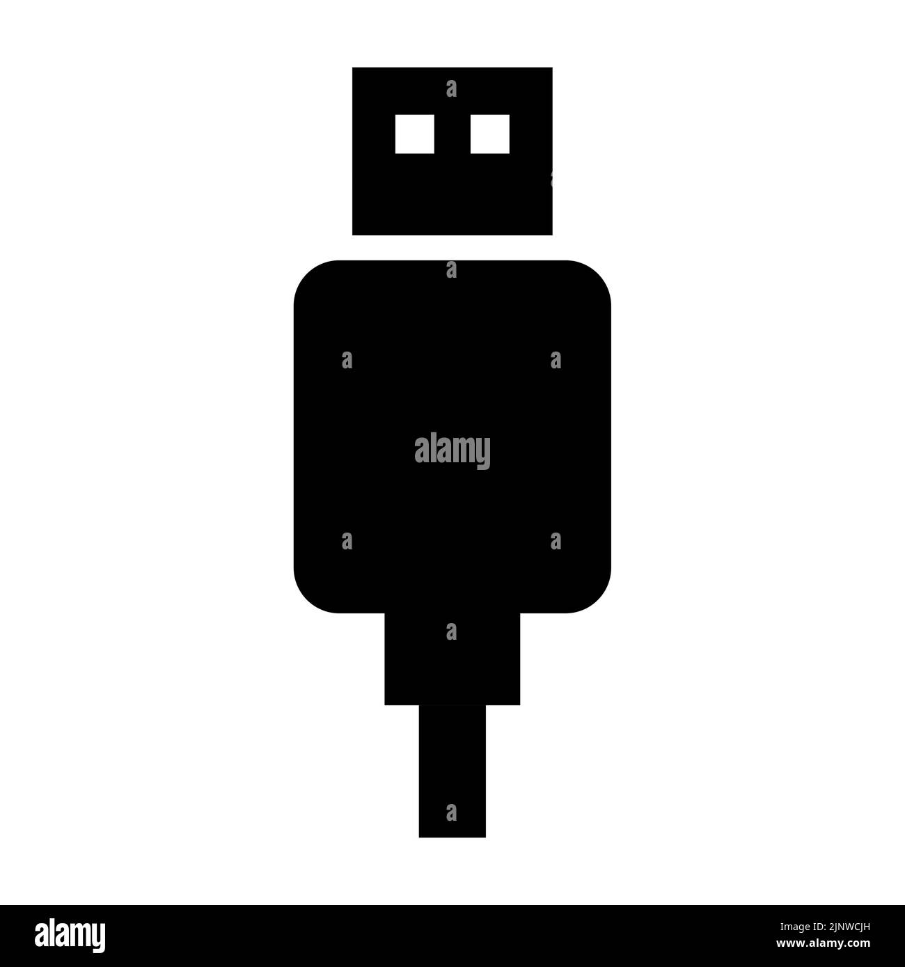 USB plug cable icon technology, connect device sign, electronic ...