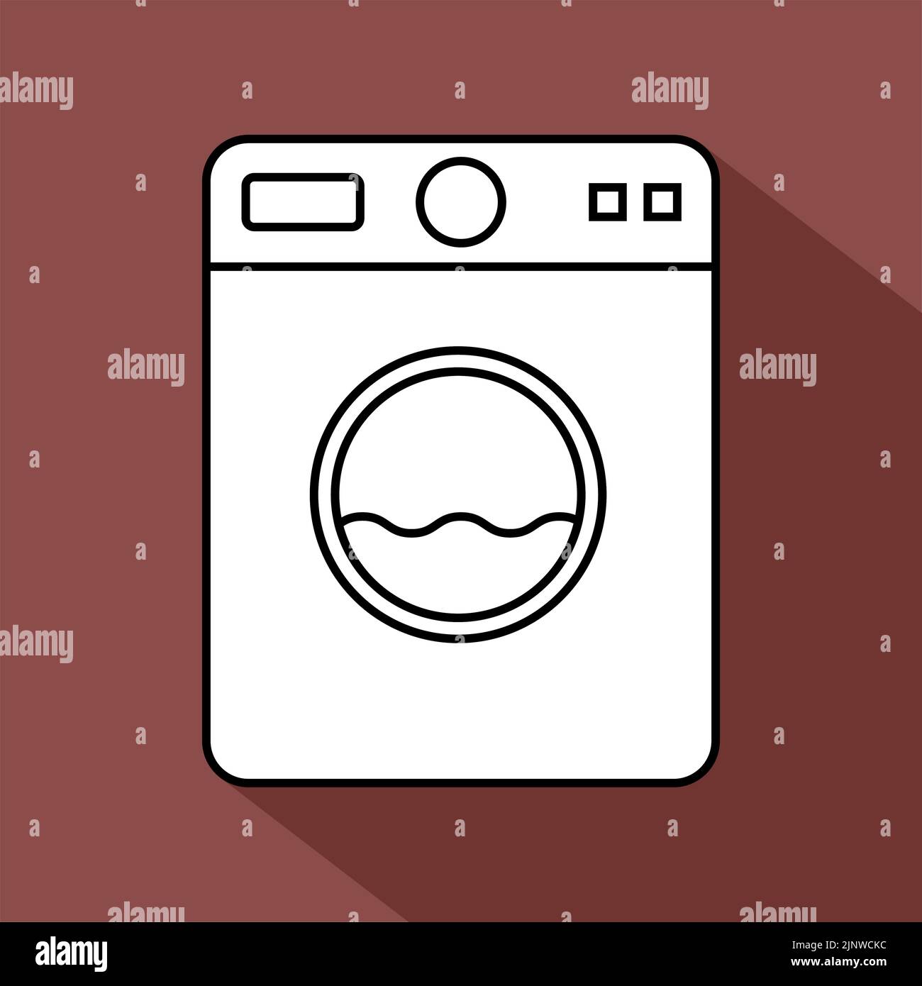 Washing machine equipment, Electric washer laundry icon, wash symbol ...