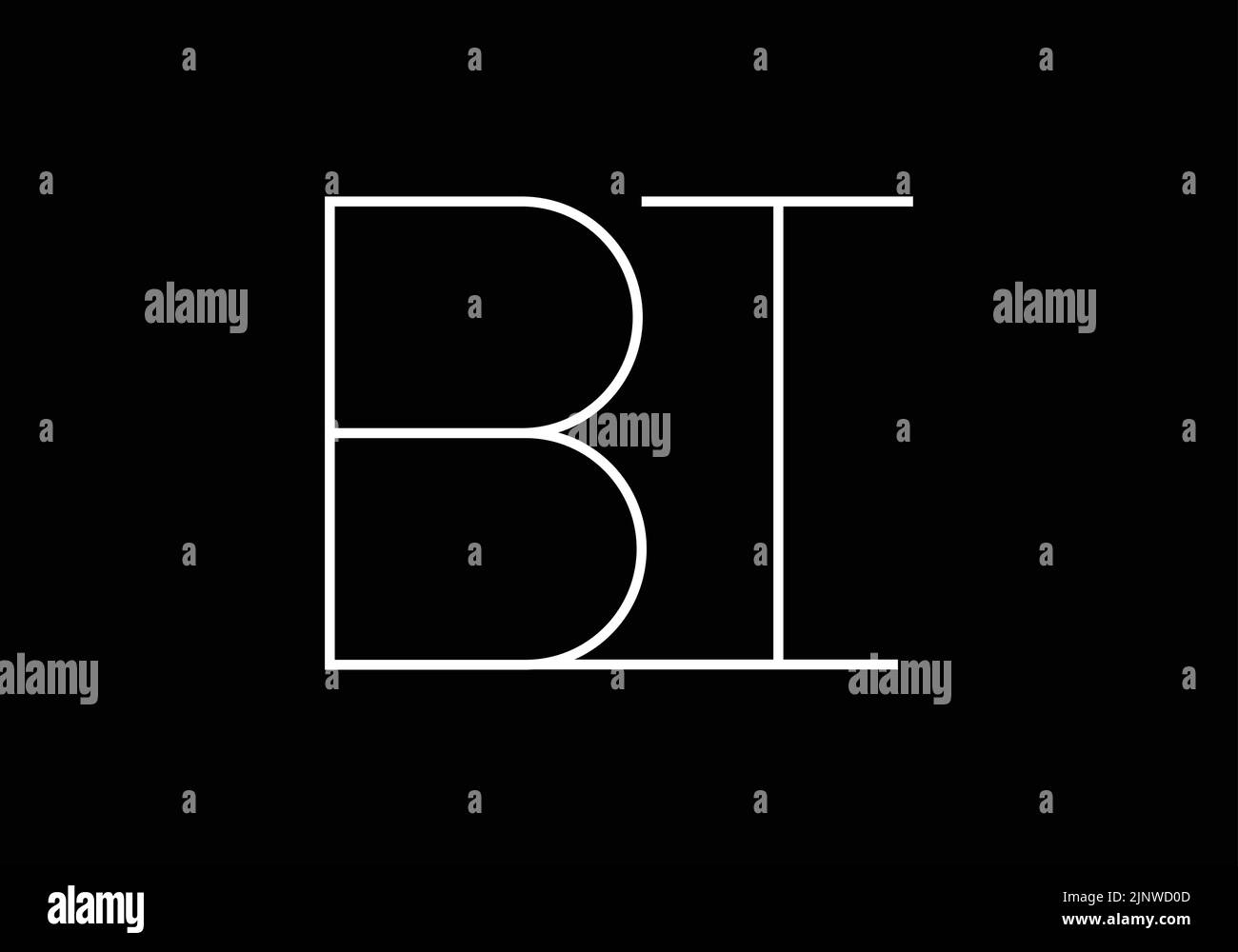 Bi logo vector hi-res stock photography and images - Alamy