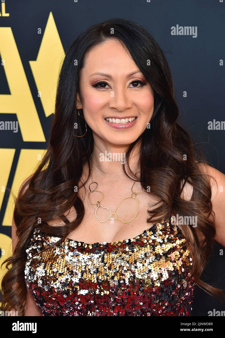 Miranda Kwok walking on the red carpet at the The 2nd Annual HCA TV ...