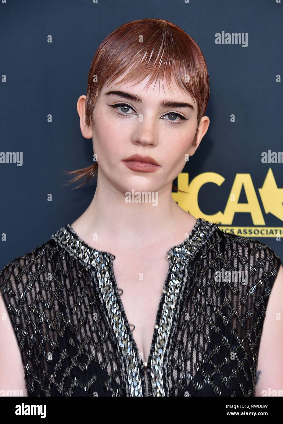 Sophie Thatcher walking on the red carpet at the The 2nd Annual HCA TV ...