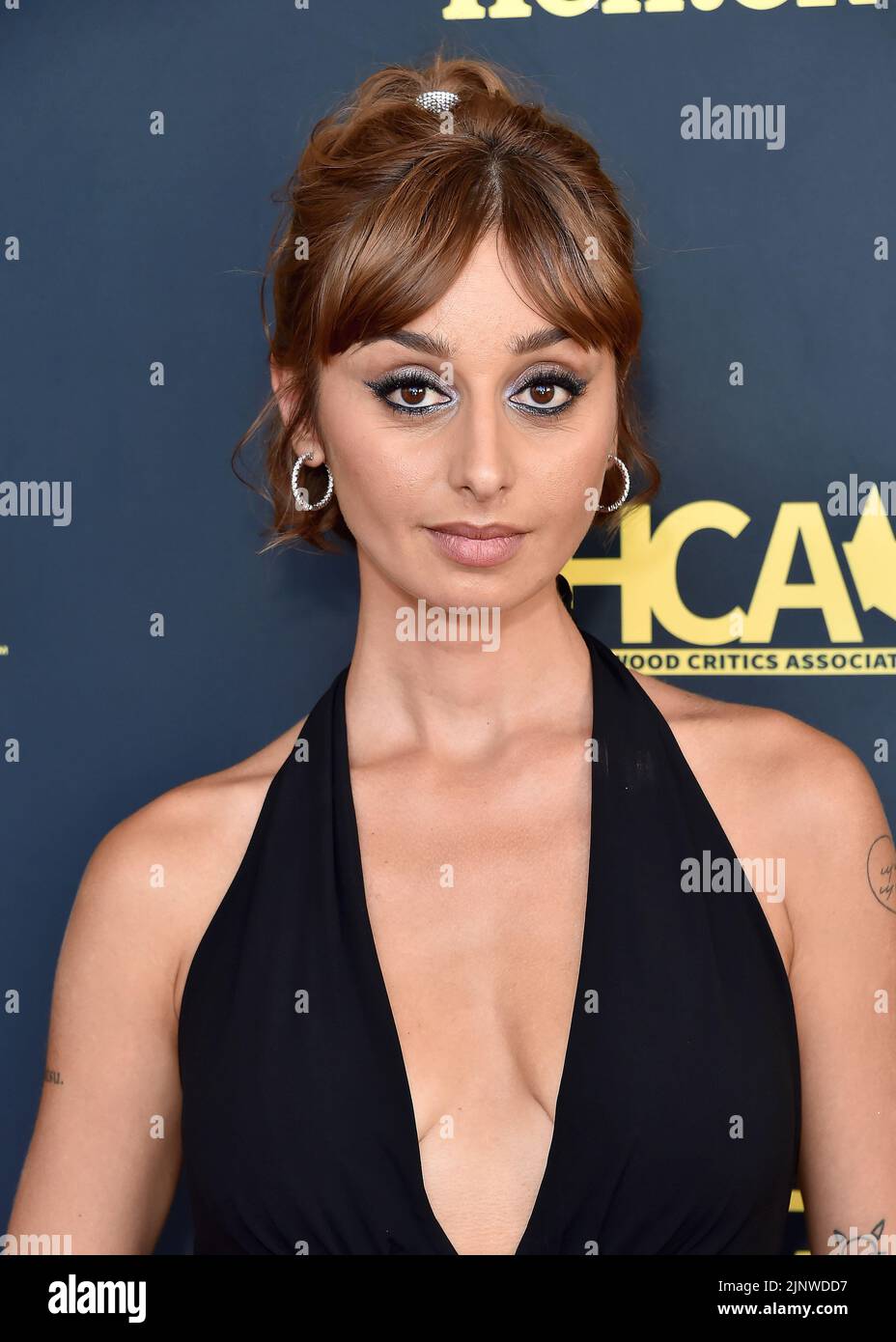 Sofia Hasmik walking on the red carpet at the The 2nd Annual HCA TV ...