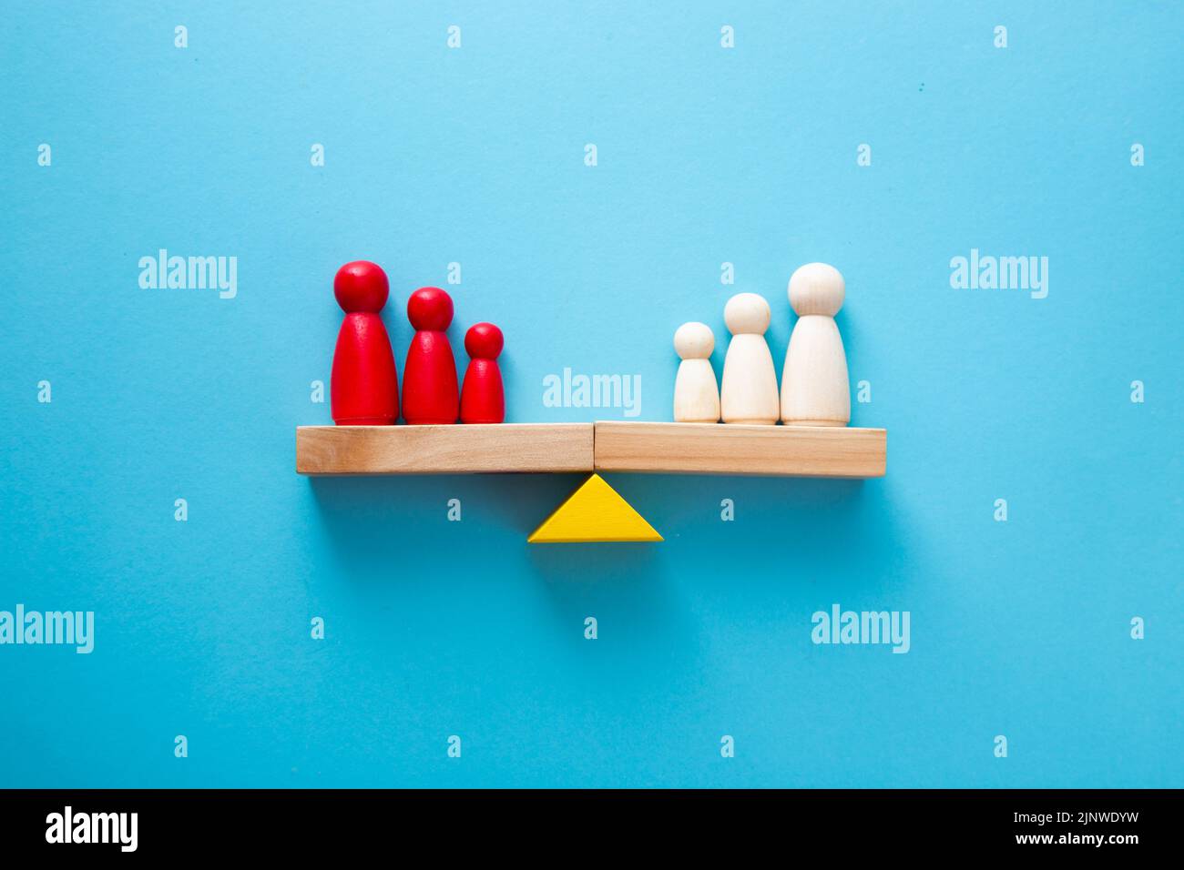 Uniqueness, balance, leadership and competition concept Stock Photo - Alamy