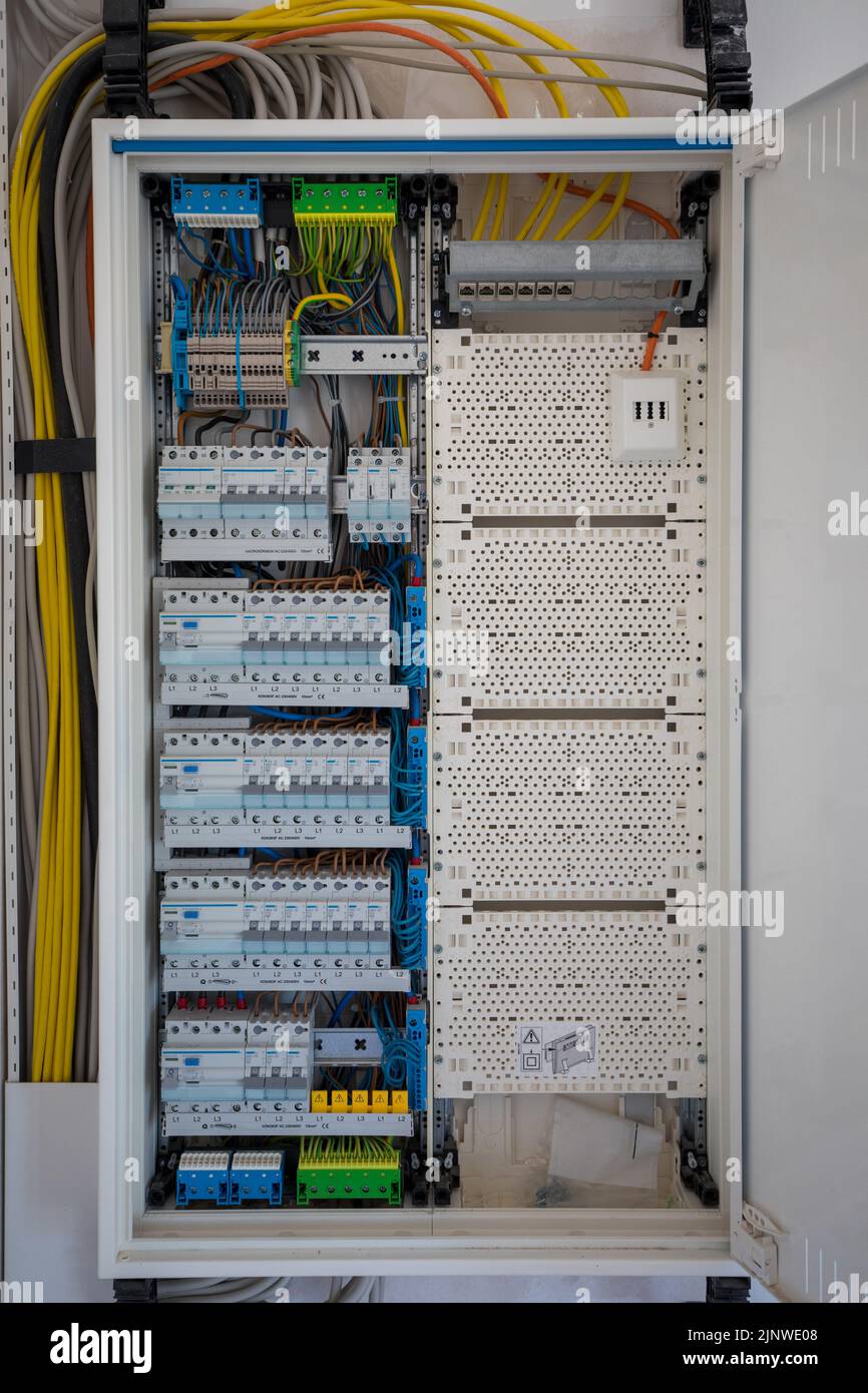 Electrical cubicle panel board hi-res stock photography and images - Alamy