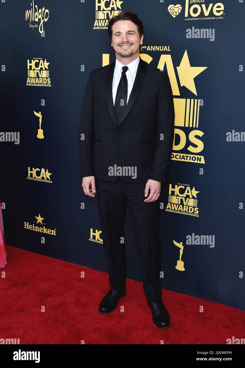 Jason Ritter walking on the red carpet at the The 2nd Annual HCA TV ...