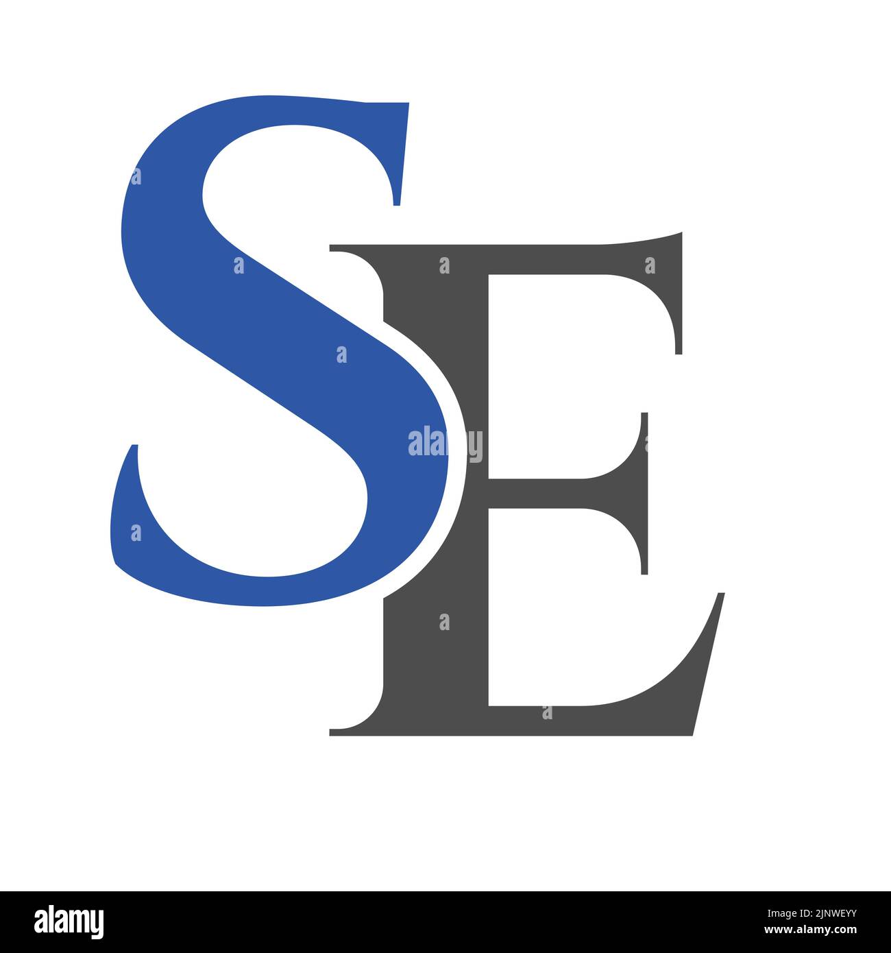 Initial es logo vector vectors Cut Out Stock Images & Pictures - Alamy