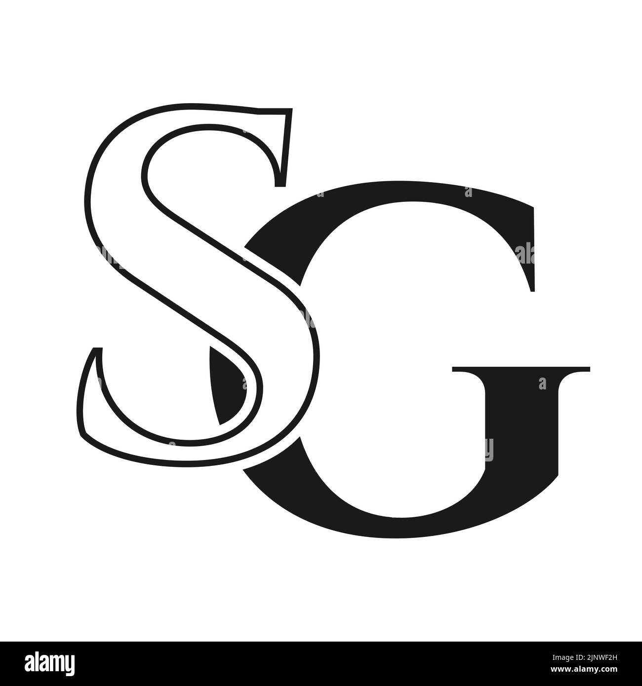 Initial letter SG, GS logo design template. Monogram Letter SG luxury ... Initial letter SG, GS logo design template. Monogram Letter SG luxury ...